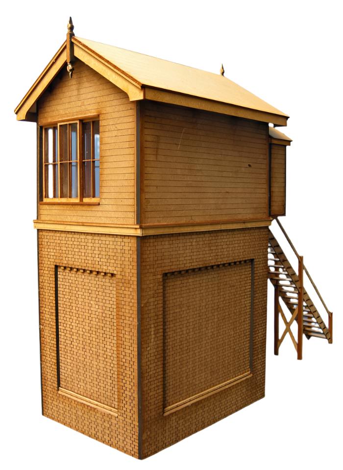 Type 5 Size D Tall LNWR Signal Box - in 7mm – Rail Model