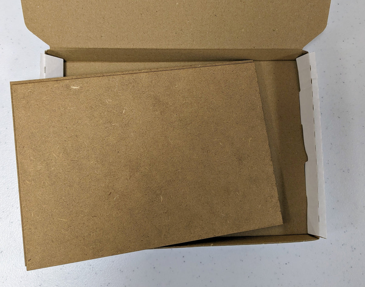 2mm MDF Small Sheet Box – Rail Model