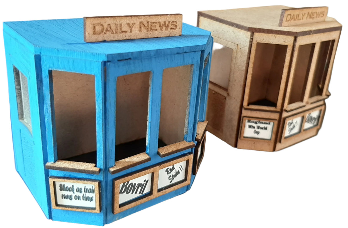 Newspaper Stand in 7mm – Rail Model